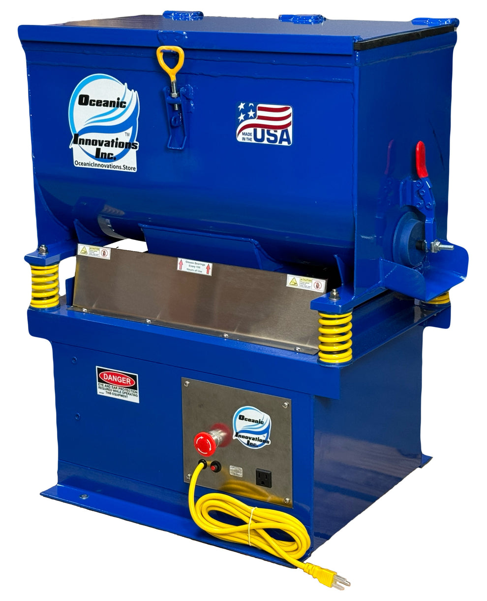 Vibration Deburr Machine Whisper Shake 2.5 Cubic Foot Vibratory Finish ...