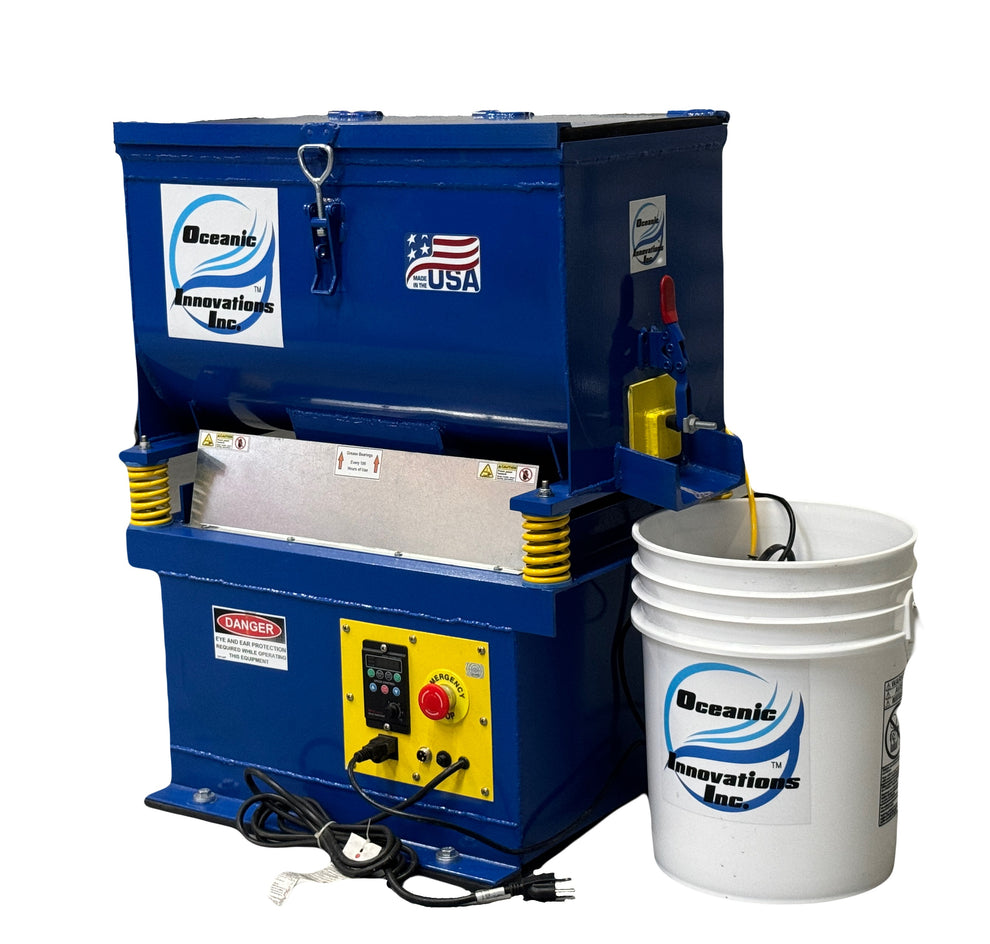 Vibration Deburr Machine Whisper Shake 2.5 Cubic Foot Vibratory Finish ...