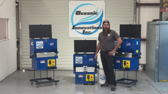 Vibration Deburr Machine Whisper Shake 2.5 Cubic Foot Vibratory Finish ...